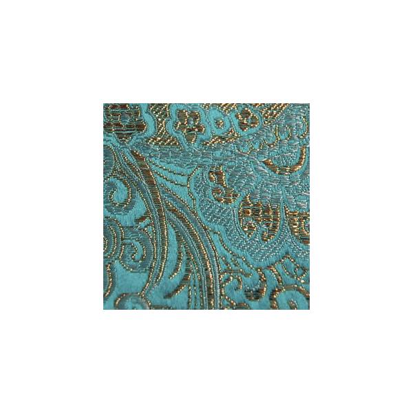 ●素材：ナイロン55％　ポリエステル45％●生地幅：約114cm【生地の特徴】ペイズリー風の模様が印象的なジャガード生地です。ラメ糸に光沢感があり、ぱっと目を引くデザインです。中肉でハリがあり、ジャケットや、ドレスのトップス部分にもおすすめ...