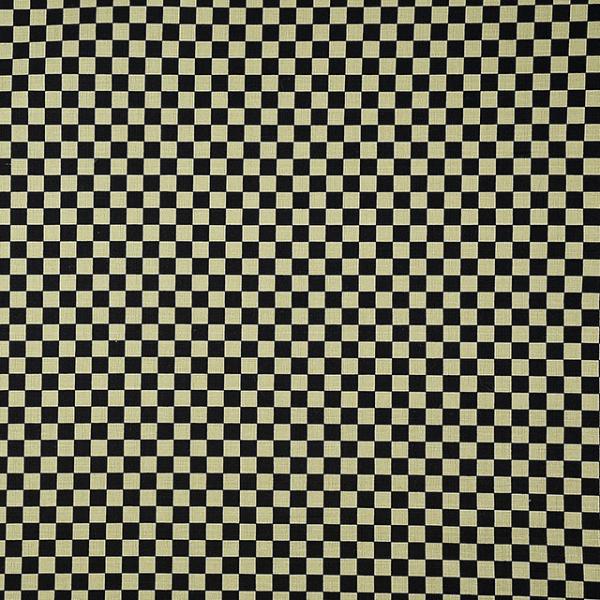 ●素材：綿100％●生地幅：約110cm【生地の特徴】ドビー織の生地に市松模様がプリントされた和の雰囲気の感じられる生地です。厚すぎず薄すぎない適度な厚みでコシ、ハリがあり、ソーイング初心者の方にも比較的扱いやすい生地なので、甚平、風呂敷な...