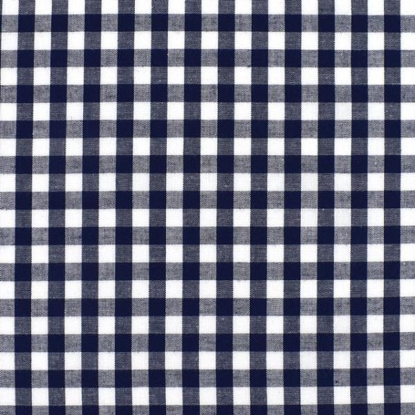 ●素材：綿100％●生地幅：約110cm【生地の特徴】40番手の糸で織られた少し薄手の生地です。兵庫県播州にて生産・品質管理された、糸から染め上げた高級感のある先染め生地です。優しくさらりとした肌触りと針通しの良さ（縫いやすさ）が特徴です。...