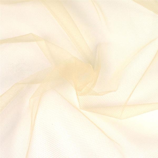 ●素材：ナイロン100％●生地幅：約115cm幅【生地の特徴】子供用のペチコートによく使用されるチュール生地です。色数が豊富にそろっています。15Dチュールよりもハリがあり、50Dチュールよりもハリのないチュールです。【お手入れ】家庭での洗...