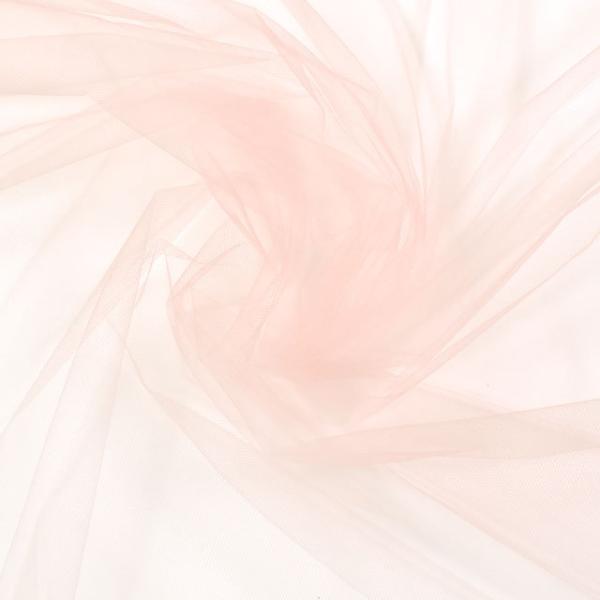 ●素材：ナイロン100％●生地幅：約188cm幅【生地の特徴】一般的にベール用に使用するチュール生地です。柔らかく、切りっぱなしで使用できるので、ディスプレイ用にもおすすめ。ハリがなく柔らかいタイプのチュールです。【お手入れ】家庭での洗濯・...