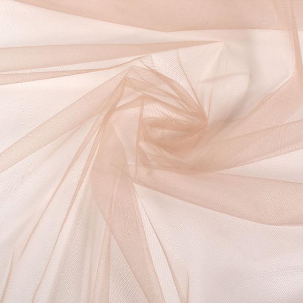 ●素材：ナイロン100％●生地幅：約115cm幅【生地の特徴】子供用のペチコートによく使用されるチュール生地です。色数が豊富にそろっています。15Dチュールよりもハリがあり、50Dチュールよりもハリのないチュールです。【お手入れ】家庭での洗...