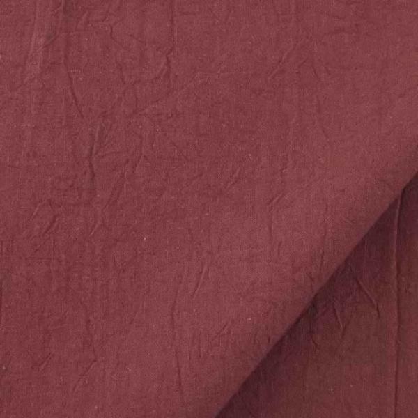 ●素材：綿100％●生地幅：約110cm【生地の特徴】薄手で扱いやすいシーチング生地に洗いざらしのようなシワを加えるワッシャー加工をした生地。細かなシワ感が魅力で程よい柔らかさがあり、カジュアルウェアやエプロンやバッグに。強くアイロンをかけ...