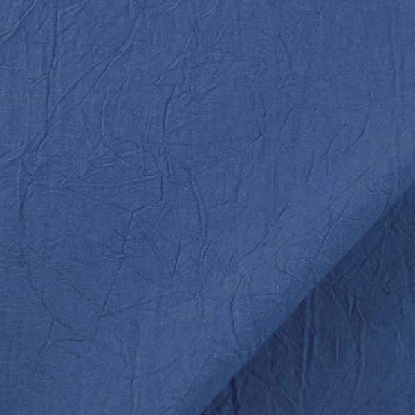 ●素材：綿100％●生地幅：約110cm【生地の特徴】薄手で扱いやすいシーチング生地に洗いざらしのようなシワを加えるワッシャー加工をした生地。細かなシワ感が魅力で程よい柔らかさがあり、カジュアルウェアやエプロンやバッグに。強くアイロンをかけ...