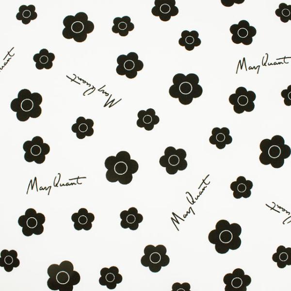 ●素材：綿100%●生地幅：約110cm【生地の特徴】「自由に 自分らしく」― MARY QUANTのアイテムには、ありのままの自分を表現し、今以上にいきいきと輝いてほしいという想いが込められています。マリークヮントのブランドのアイコンであ...