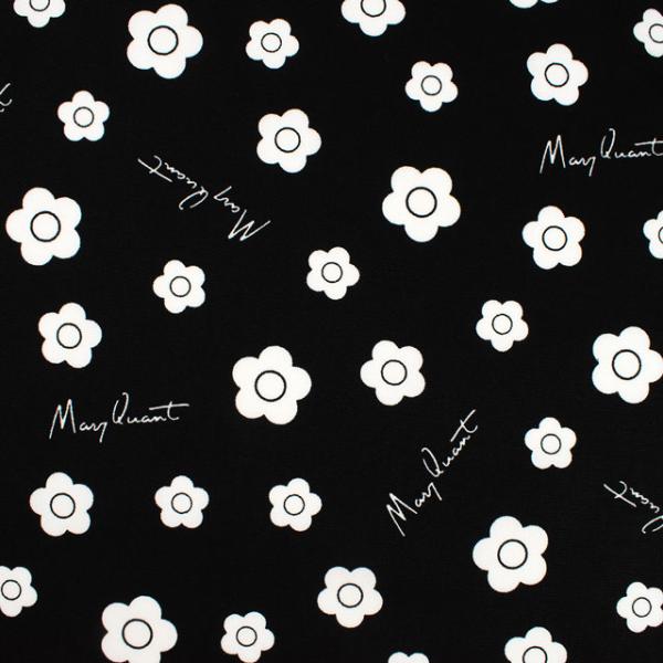 ●素材：綿100%●生地幅：約110cm【生地の特徴】「自由に 自分らしく」― MARY QUANTのアイテムには、ありのままの自分を表現し、今以上にいきいきと輝いてほしいという想いが込められています。マリークヮントのブランドのアイコンであ...