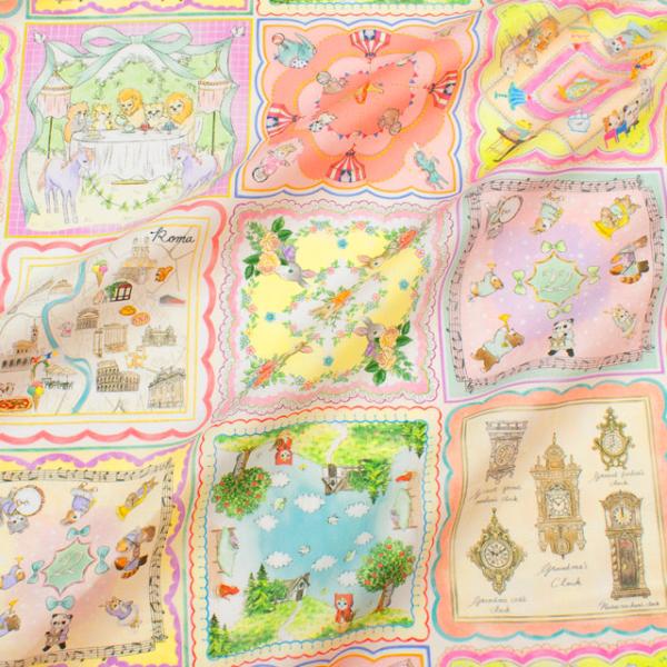 ※1パネル（1列）約9.8cmです。柄に合わせてカットするため、30cmのご注文で3パネル（3列）のお届けです。例：1ｍご注文→10パネル（10列）お届け　約98cm1リピートは3パネルです。どの柄が届くかはお選びいただけません。●素材：綿...