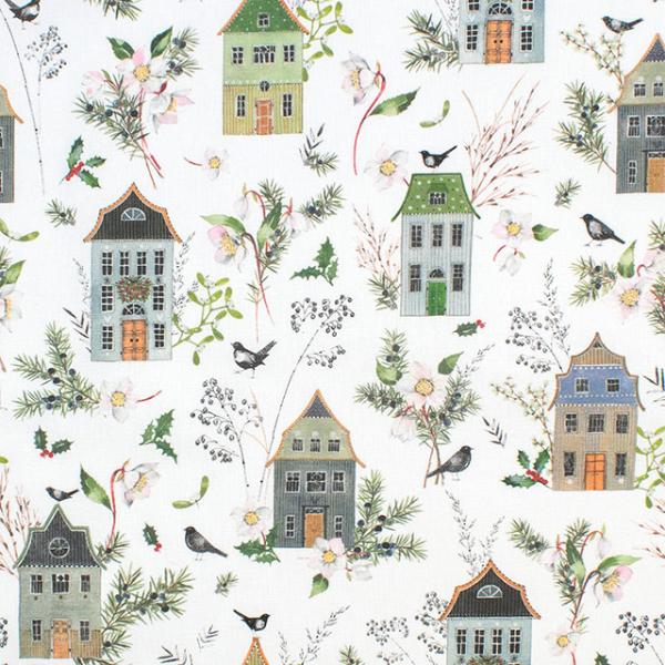 ●素材：綿100％●生地幅：約145cm【商品の説明】ドイツの手芸メーカーacufactum（アクファクトゥム）のコットン生地です。使いやすい普通地の平織コットン生地なので、ブラウスやワンピース等のお洋服はもちろん、バッグやポーチ、キッチン...