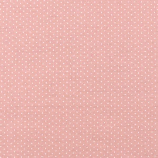 ●素材：綿100％●生地幅：約110cm【生地の特徴】ブロード生地にドット（水玉）がプリントされた生地です。薄手なので扱いやすく、お洋服からパッチワークなどに。水玉の大きさは約1mmです。