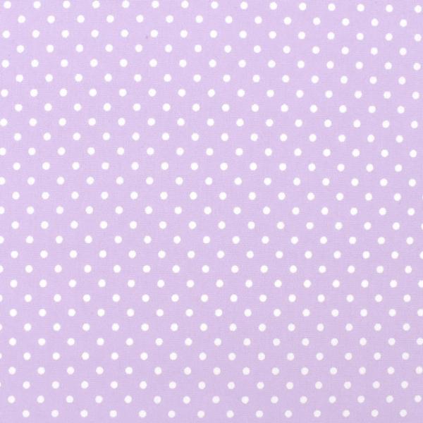 ●素材：綿100％●生地幅：約110cm【生地の特徴】ドット（水玉）模様がプリントされたブロード生地です。薄手の平織り生地なのでソーイング初心者の方にも比較的扱いやすく、お洋服や小物づくりなど幅広くご利用いただけます。