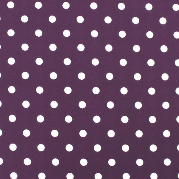 ●素材：綿100％●生地幅：約110cm【生地の特徴】ブロード生地にドット（水玉）がプリントされた生地です。薄手なので扱いやすく、お洋服からパッチワークなどに。水玉の大きさは約6mmです。