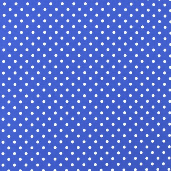 ●素材：綿100％●生地幅：約110cm【生地の特徴】ドット（水玉）模様がプリントされたブロード生地です。薄手の平織り生地なのでソーイング初心者の方にも比較的扱いやすく、お洋服や小物づくりなど幅広くご利用いただけます。