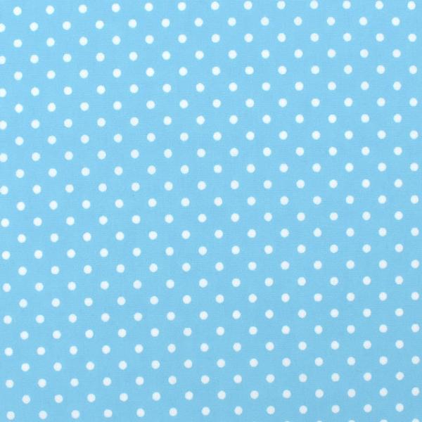 ●素材：綿100％●生地幅：約110cm【生地の特徴】ドット（水玉）模様がプリントされたブロード生地です。薄手の平織り生地なのでソーイング初心者の方にも比較的扱いやすく、お洋服や小物づくりなど幅広くご利用いただけます。