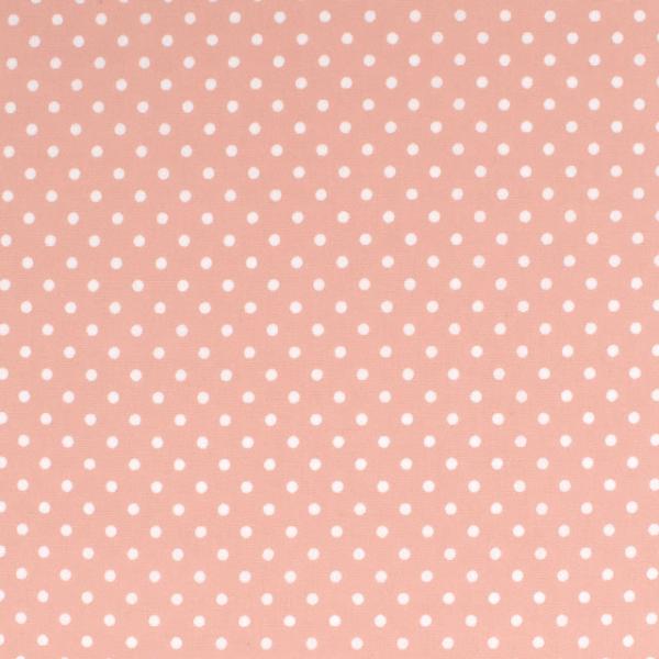 ●素材：綿100％●生地幅：約110cm【生地の特徴】ドット（水玉）模様がプリントされたブロード生地です。薄手の平織り生地なのでソーイング初心者の方にも比較的扱いやすく、お洋服や小物づくりなど幅広くご利用いただけます。