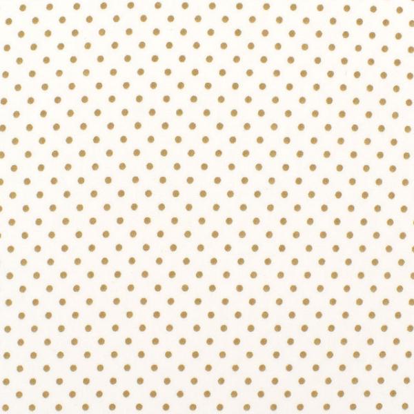 ●素材：綿100％●生地幅：約110cm【生地の特徴】ドット（水玉）模様がプリントされたブロード生地です。薄手の平織り生地なのでソーイング初心者の方にも比較的扱いやすく、お洋服や小物づくりなど幅広くご利用いただけます。