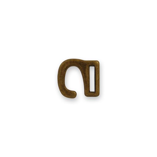 ●素材：鉄（メッキ加工）●サイズ：内径 約10mm（詳細画像をご確認下さい）※ロット違いにより、数mm異なる場合がございます。予めご了承下さいませ。【商品の詳細】サンダルなどのバックバンドの着脱によく利用されるバックルです。引っかけて使用す...
