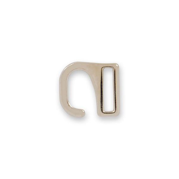 ●素材：鉄（メッキ加工）●サイズ：内径 約15mm（詳細画像をご確認下さい）※ロット違いにより、数mm異なる場合がございます。予めご了承下さいませ。【商品の詳細】サンダルなどのバックバンドの着脱によく利用されるバックルです。引っかけて使用す...