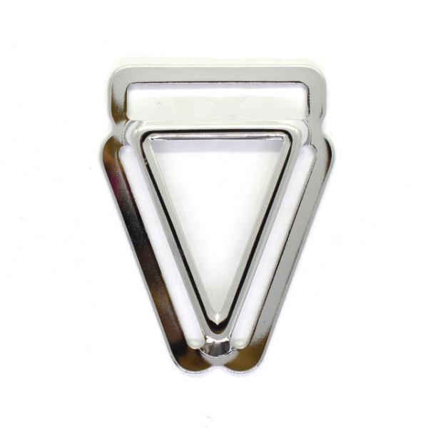 ●素材：鉄●サイズ：画像を参照ください。●日本製【商品の詳細】サスペンダーの交差部分に使用する金具です。テープをクロスさせて使用します。サスペンダーのずり落ち防止に。