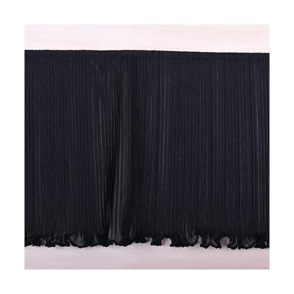 ●素材：ポリエステル100％●サイズ：幅約150mm【商品の詳細】生地に細かくプリーツを寄せたフリルレース。懐かしい雰囲気で、衣装や小物、インテリア等に。・生地をバイアスに接いで製造している為、一定の長さごとで接ぎ目が発生します。・製造の工...