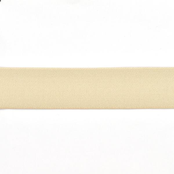 ●素材：ナイロン40％、ポリエステル30％、天然ゴム20％、スパンレーヨン10％【商品の特徴】しっかりした厚みのゴムテープです。ベルトなどに適しています。