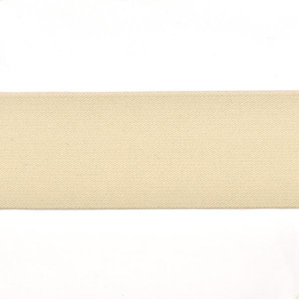 ●素材：ナイロン40％、ポリエステル30％、天然ゴム20％、スパンレーヨン10％【商品の特徴】しっかりした厚みのゴムテープです。ベルトなどに適しています。