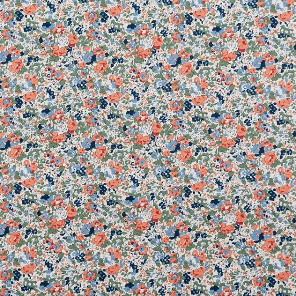 ●素材：綿100％●生地幅：約110cm【生地の特徴】リバティジャパンの定番「エターナルコレクション」。上品な艶とやわらかな肌ざわりが特徴の、リバティ・ファブリックスのタナローン生地です。1975年にリバティの為にデザインされた、小花モチー...