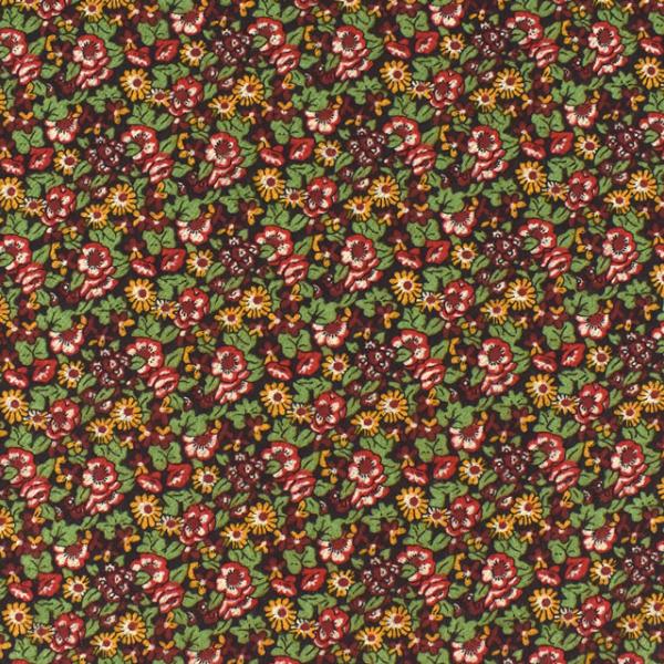 ★2022年AWコレクション★●素材：綿100％●生地幅：約110cm【生地の特徴】ふんわりとソフトで暖かい、リバティ・ファブリックスのエアリーコット。コットンに空気を蓄える特殊紡績法により、柔らかく温もりのあるビエラ生地に仕上がっています...