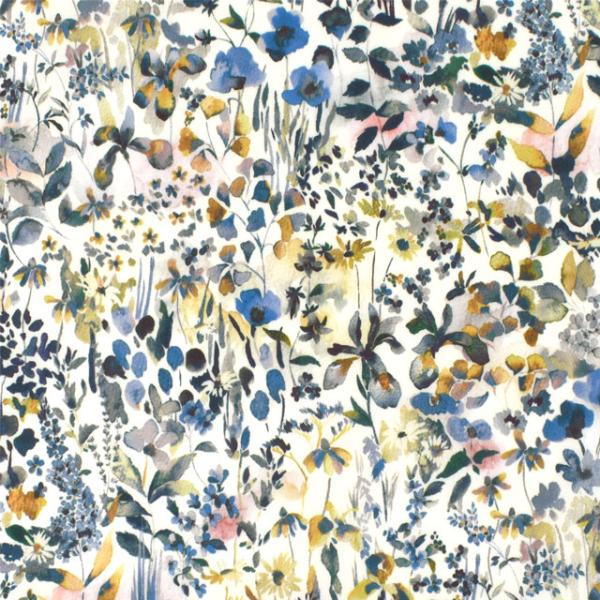 ●素材：綿100％●生地幅：約110cm【生地の特徴】リバティジャパンの定番「エターナルコレクション」。上品な艶とやわらかな肌ざわりが特徴の、リバティ・ファブリックスのタナローン生地です。Felda（フェルダ）アヤメ、ポピー、デイジーなどの...