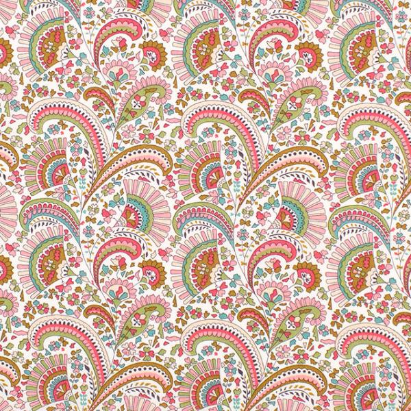 ●素材：綿100％●生地幅：約108cm【商品の説明】上品な艶とやわらかな肌ざわりが特徴のリバティ・ファブリックスのタナローン。織の密度が高く、しなやかで豊かなドレープ性があります。ブラウスやワンピース、スカートなどの衣類の他、小物やインテ...