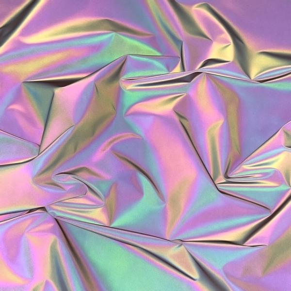 ●素材：ポリエステル25％、金属化合物コートガラスビーズ55％、透明ウレタン樹脂20％●生地幅：約100cm【生地の特徴】フラッシュ撮影をすることによりオーロラのように光る生地です。衣装はもちろん、小物にしてもスペシャルな作品になります。【...