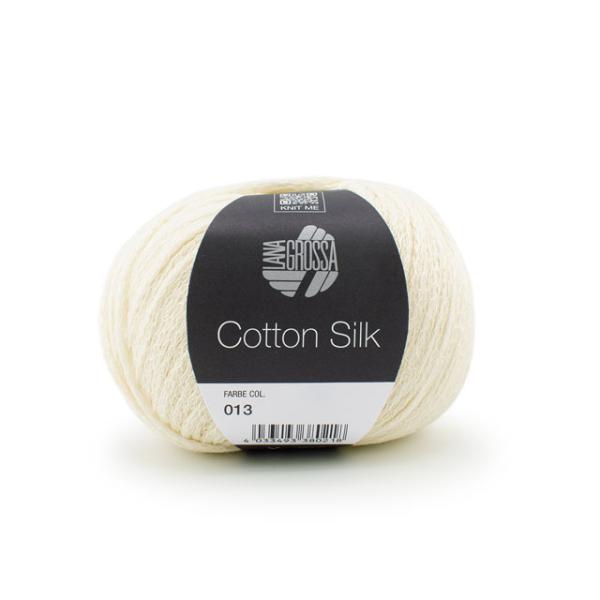 ●素材：綿70％、シルク30％●容量：50g玉巻（約140m）●使用針：棒針7〜8号（4.5〜5mm）／かぎ針7/0〜8/0号●標準ゲージ：22目28段 ●必要玉数の目安：婦人プルオーバー10玉【商品の特徴】上品な光沢感のあるシルクの糸でコ...