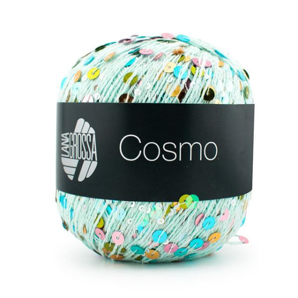 ●素材：綿100%、スパンコール●容量：100ｇ玉巻（約250m）●生産国：イタリア※本商品は、他の糸と一緒に編む「引き揃え用」の糸です。針サイズ・ゲージの記載はありませんので、合わせる主糸に適したものをご使用ください。【商品の説明】大小さ...