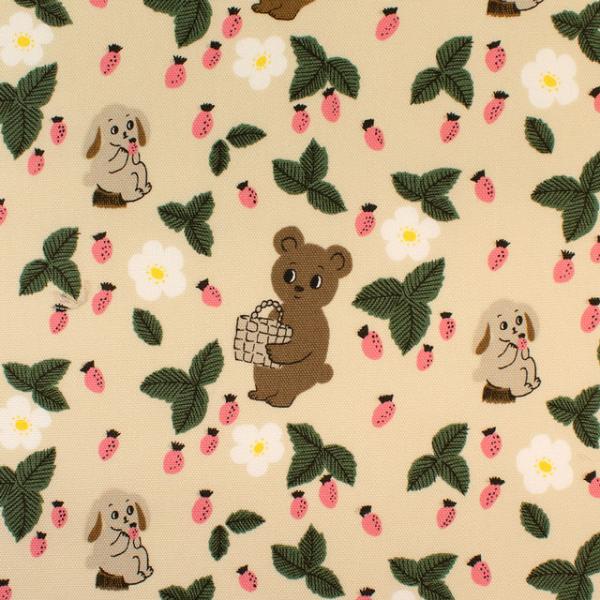 ●素材：綿100％●生地幅：約108cm【商品の説明】kippis（キッピス）のオックス生地。北欧で活躍するデザイナー陣がデザインした、温かみのあるモチーフや洗練された色づかいのプリントが魅力です。程よい厚みとハリがあるので、ポーチやバッグ...