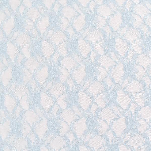 ●素材：ポリエステル100％●生地幅：約110cm【生地の詳細】ラッセルレース編機で編まれたレース生地です。編みながら柄を作っているので、仕上がりが平坦で立体感は少ないのが特徴です。比較的安価なタイプですので、ボリューム使いをしてもコスト面...