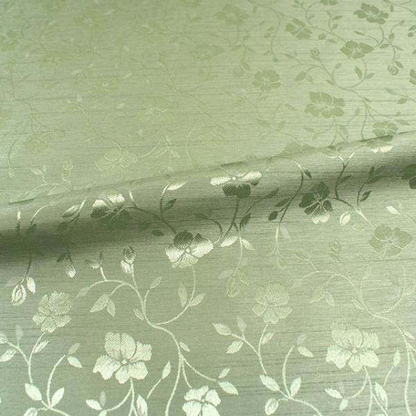●素材：ポリエステル100％●生地幅：約110cm【商品の説明】花柄が織り込まれたシャンタン生地です。表面と裏面で花柄の表情が違うので、デザインにあわせてご利用いただけます。（生地の地がマットな面が表ですが、裏の光沢面も表としてご利用いただ...