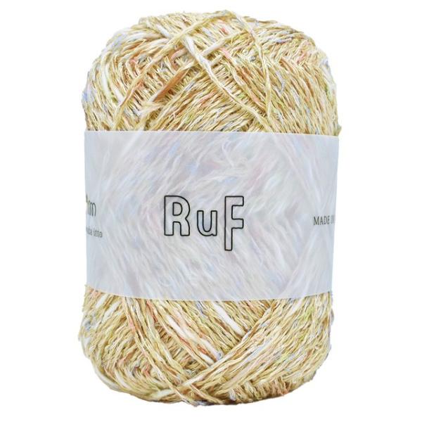 ●素材：コットン39％　レーヨン32％　アクリル25％　ナイロン4％●容量：40ｇ玉巻（約115ｍ）●使用針：棒針2〜3号 / かぎ針4/0〜5/0号●標準ゲージ：28〜29目・36〜40段【商品の特徴】季節問わず編みたくなる、カラフルなフ...