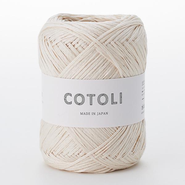 ●素材：綿100％●容量：約40g玉巻（約173m）●使用針：かぎ針 3/0〜4/0号●標準ゲージ：30〜31目・32〜35段●生産国：日本【商品の特徴】毛羽立ちが少ない「コンパクトスピン」から作り上げた高級コットンを使用したコットンテープ...