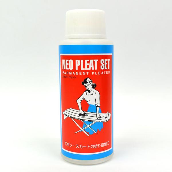 ●内容量：200ml●主成分：アミン系化合物【商品の特徴】ウール、混紡製品用の折り目加工液です。ズボンやスカートなどに折りくせをつけることができます。センタープレス、制服のプリーツ、プリーツスカートなどにおすすめです。【使用方法】本品を生地...