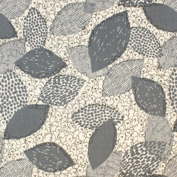 ●素材：綿85％　麻15％●生地幅：約108cm【商品の説明】かわいらしいテキスタイルで人気のアパレルブランド「Marble SUD（マーブルシュッド）」の生地です。麻混紡のシーチング素材はナチュラルな風合いと柔らかさがあり、お洋服やこもの...