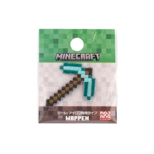 ●素材：表：レーヨン、ポリエステル / 裏:：ポリオレフィン系樹脂●内容：1枚入【商品の説明】大人気ゲーム「マインクラフト」シリーズの小さなワッペンです。アイロン接着ワッペンとしてはもちろん、シールとしてもご利用いただけます。入園入学グッズ...