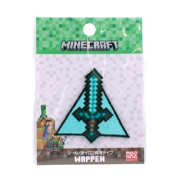 ●素材：表：レーヨン、ポリエステル / 裏:：ポリオレフィン系樹脂●内容：1枚入【商品の説明】大人気ゲーム「マインクラフト」シリーズの大きなワッペンです。アイロン接着ワッペンとしてはもちろん、シールとしてもご利用いただけます。入園入学グッズ...