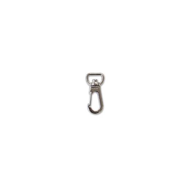 ●素材：亜鉛●サイズ：通し幅内径 約12mm　/　全長 約38mm●内容：1個入り※サイズには若干の誤差が生じる場合がございます。【商品の詳細】小物作成に便利な、チェリーナの金属アミナスカンです。Dカンや角カンと組み合わせて、着脱自在に引っ...