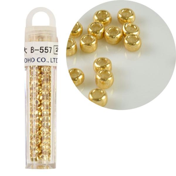 ●素材：ガラス●サイズ：外径 約3mm●加工：仁丹メッキ（ビーズの表面を銀メッキに加工してから着色したメタリックな輝きを持つビーズ）●内容：4g（約160粒）【商品の詳細】プラスチック製の8角形のケースに入っています。全体的に丸みを帯びたビ...