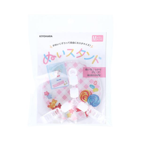 ●材質：プレート(台座)部分 ABS樹脂 / ジョイント部分 ポリアセタール・ポリカーボネート / ツメ部分 ポリスチレン・熱可塑性エラストマー●重量：約25g●サイズ：ぬいのボディMサイズ用（約17cmのぬい対応）●入数：1個●生産国：日...