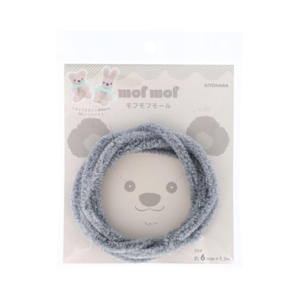 ●素材：毛…アクリル・ナイロン・ウール / 芯…鉄●容量：太さ約6mm、長さ1.3m●対象年齢：12歳以上【商品の説明】ふわふわ感がかわいい手触りの良いモール。羊毛フェルトやボアのような毛の詰まった高級感のある仕上がりを楽しめます。手軽に本...