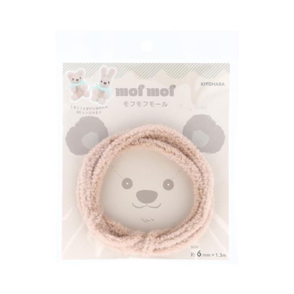 ●素材：毛…アクリル・ナイロン・ウール / 芯…鉄●容量：太さ約6mm、長さ1.3m●対象年齢：12歳以上【商品の説明】ふわふわ感がかわいい手触りの良いモール。羊毛フェルトやボアのような毛の詰まった高級感のある仕上がりを楽しめます。手軽に本...