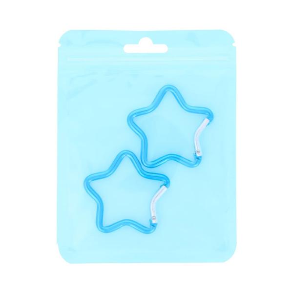 ●素材：アルミニウム●内容：2個入●サイズ：画像参照【商品の詳細】バッグなどの付け外しに便利なカラビナが、推し活をさらに楽しめるキュンと可愛いアイテムになりました。推し色にも合わせやすい6色展開です。