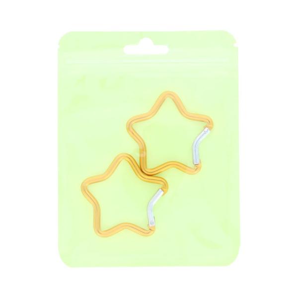 ●素材：アルミニウム●内容：2個入●サイズ：画像参照【商品の詳細】バッグなどの付け外しに便利なカラビナが、推し活をさらに楽しめるキュンと可愛いアイテムになりました。推し色にも合わせやすい6色展開です。