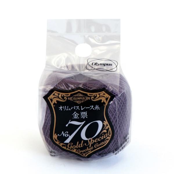 ●素材：綿100％●容量：約5g玉巻（約83m）●使用針：レース針10〜12号【商品の特徴】細く、長く、しなやかで、優れた光沢をもつ最高級エジプト綿を使用し、1956年発売からロングセラーの本格的な金票レース糸の70番手です。最高品質で、糸...