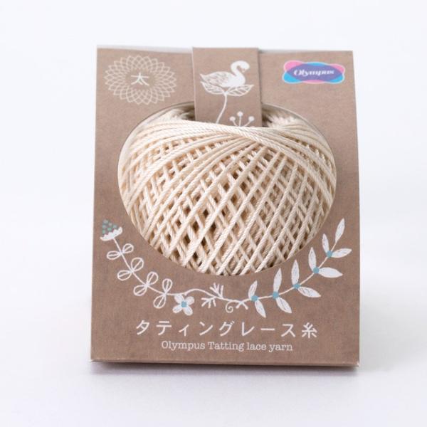 ●素材：綿100％●容量：約10g玉巻（約40m）【商品の特徴】糸すべりが滑らかで結いやすい、繊細で美しいタティングに最適なレース糸です。タティングレースでの作品作りに選びやすい40m巻きです。レース糸#18〜20程度の太さです。【ご注意】...
